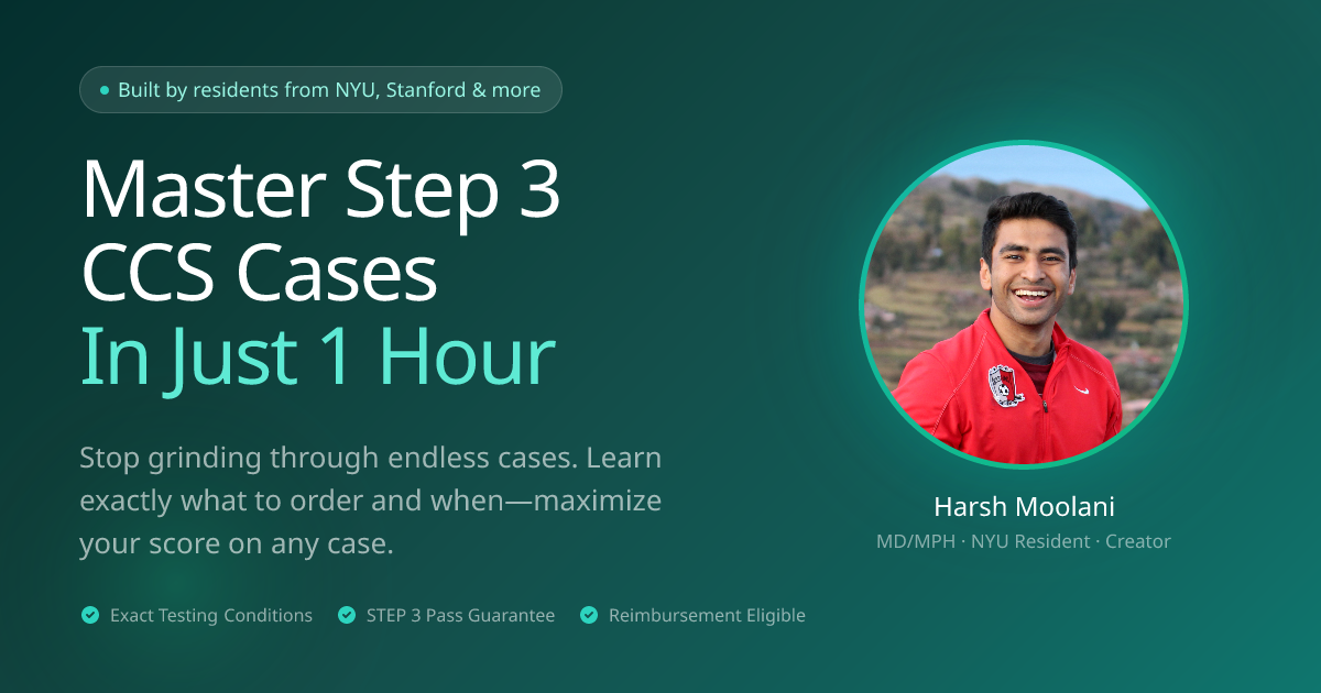 StudyCCS | Master Step 3 CCS Cases in One Hour
